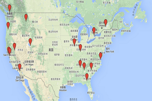 성경진리사역원(BTMK) | 2016년, 선정된 GTCA 도시들