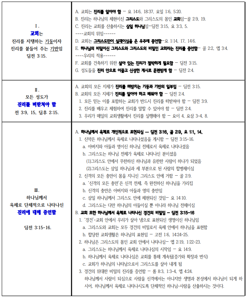 성경진리사역원(BTMK) | [2021년 국제 현충일 특별 집회] - M5 교회는 진리의 기둥과 기반이며, 하나님께서 육체로 단체적으로 나타나신 것이라는 진리를 떠받치고 이 ...